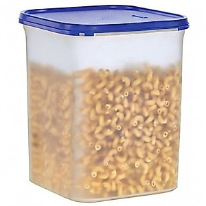 New Tupperware Modular Mates Square Container #4 Sapphire Blue Seal