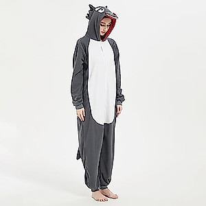 MAJ&COS Animal Onesie Adult Pajamas Halloween Cosplay Costume Unisex Onesies