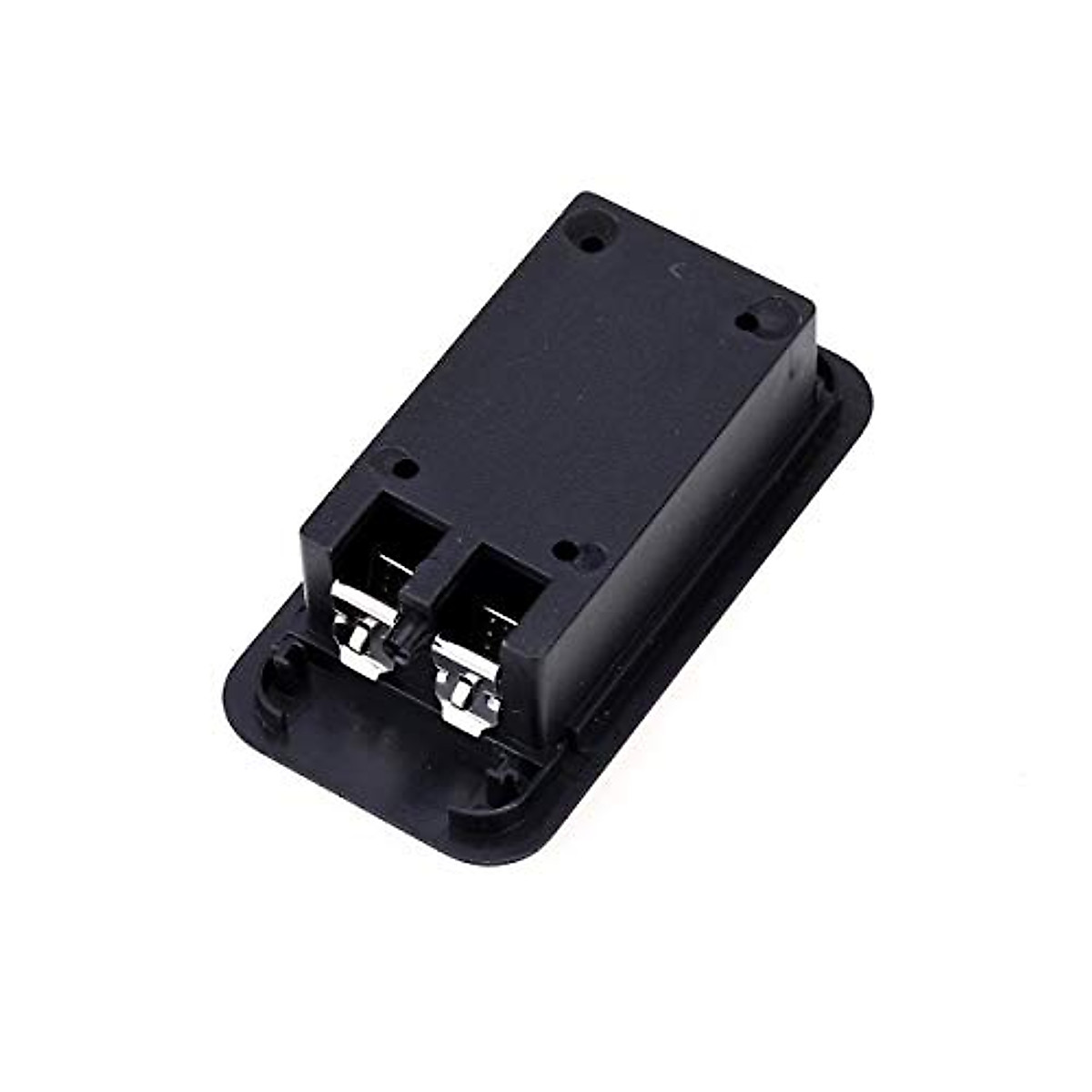 Musiclily Pro Active Guitar Bass 9-Volt Battery Box Case Holder Compartment Cover, Black