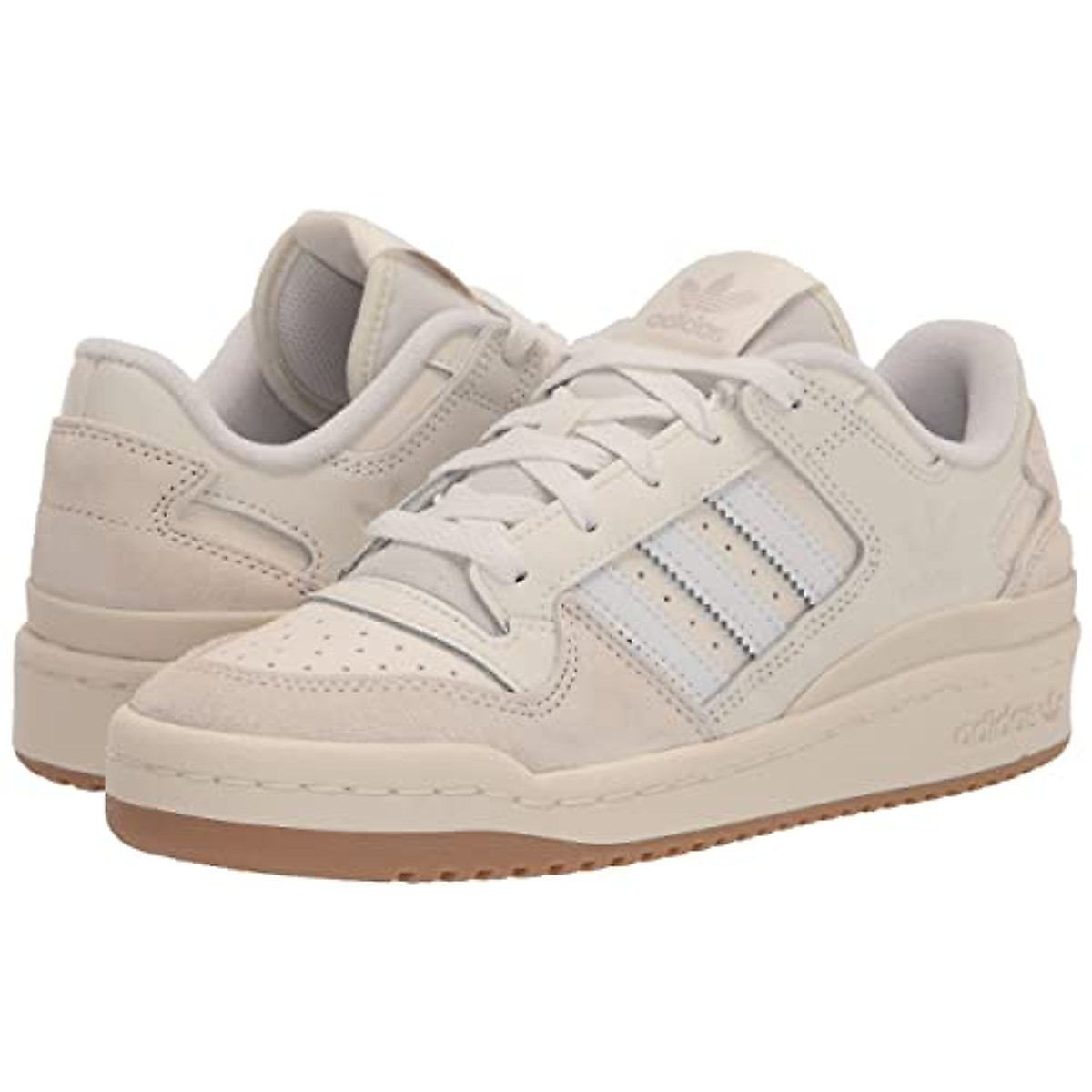 adidas Originals Forum Low Sneaker, Chalk White/Cloud White/White, 7 US Unisex Big Kid
