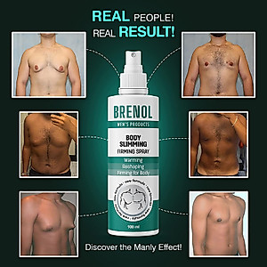 Brenol Gynecomastia Body Firming Natural Formula Spray, Skin Firming Lotion, Moisturizing, Firming, Strengthening 3.38 Fl Oz
