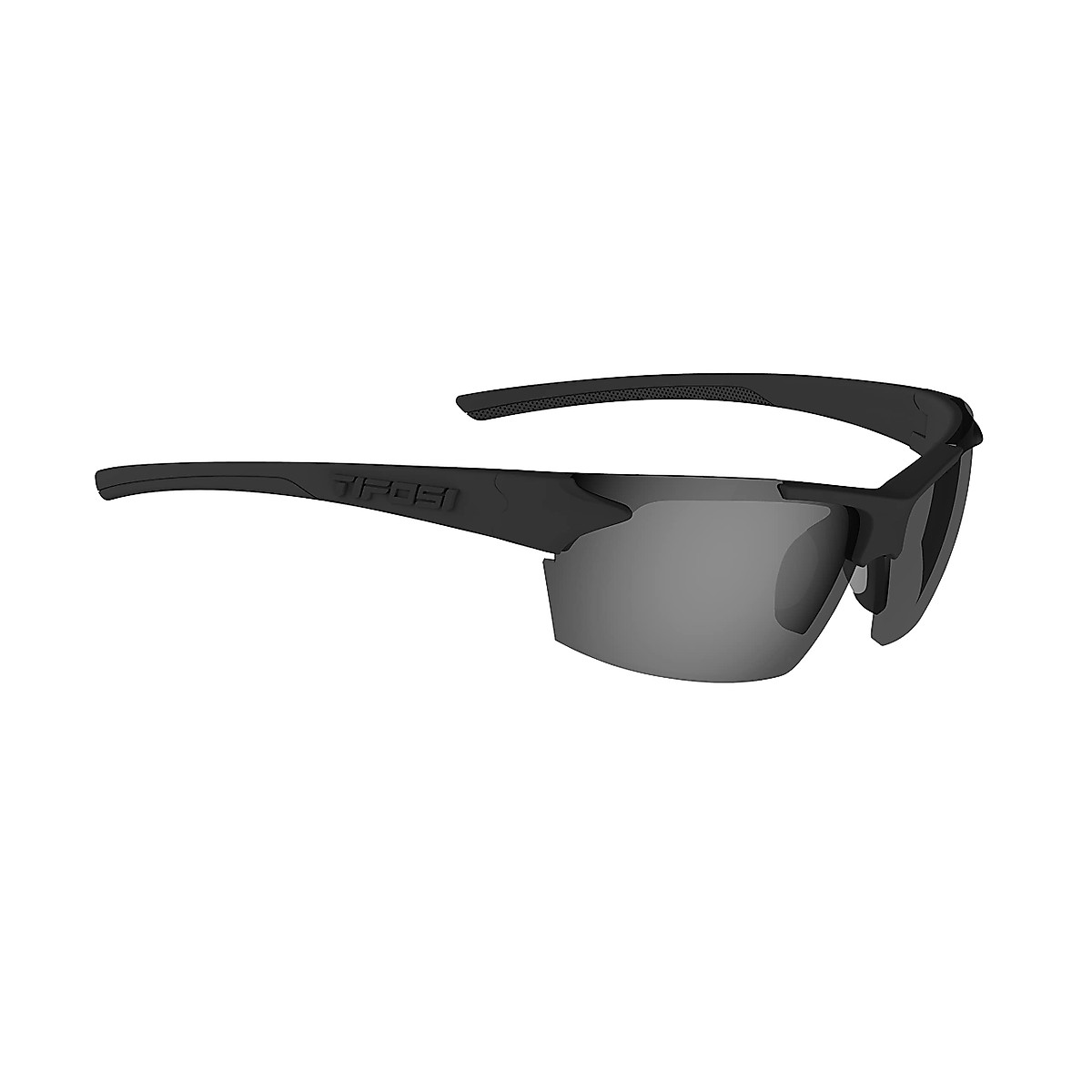 Tifosi Jet - Interchangeable Sport Sunglasses (Matte Black (Smoke/AC Red/Clear))