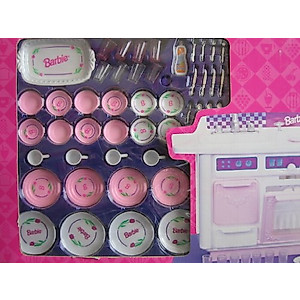 Barbie FUN FIXIN' DISHWASHER Set DELUXE APPLIANCE Playset w DISH WASHER, Dishes & MORE (1997 Arcotoys, Mattel)
