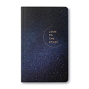 Compendium Softcover Journal - Look to the Stars – A Write Now Journal with 128 Lined Pages, 5”W x 8”H