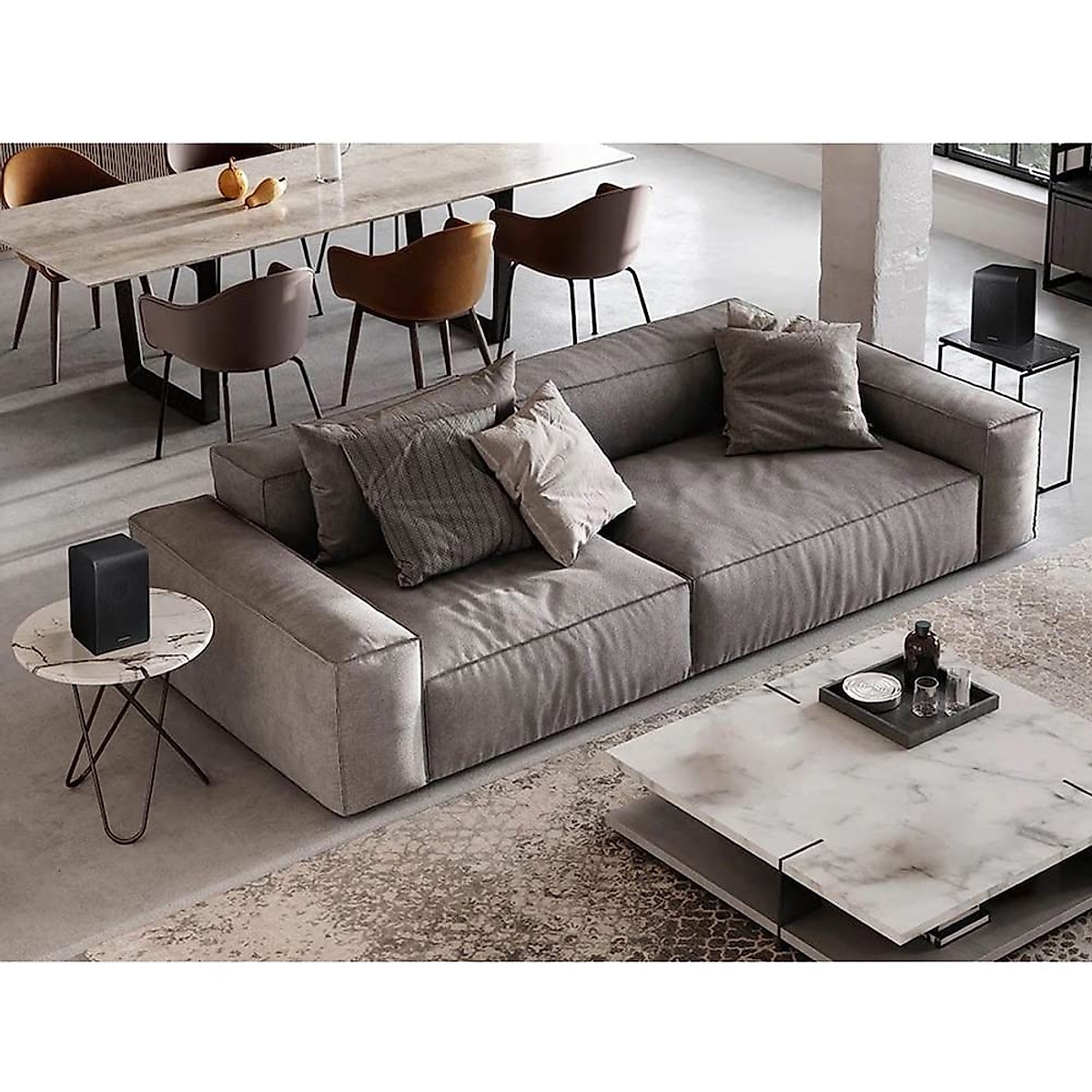 SAMSUNG SWA-9200S/ZA Wireless Surround Speakers 2022 (Renewed) Bundle with 2 YR CPS Enhanced Protection Pack