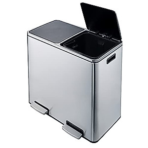 Heim Concept Trash can, 60 L, Silver