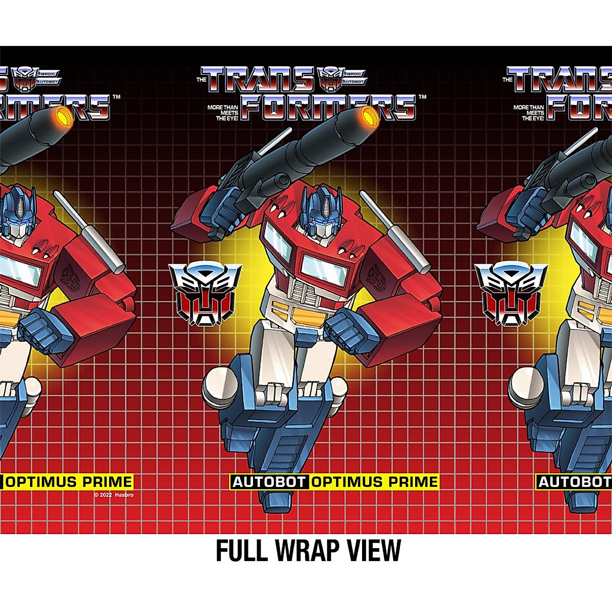 Transformers OFFICIAL Optimus Prime Black 24 oz Insulated Canteen Water Bottle, Leak Resistant, Vacuum Insulated Stainless Steel with Loop Cap