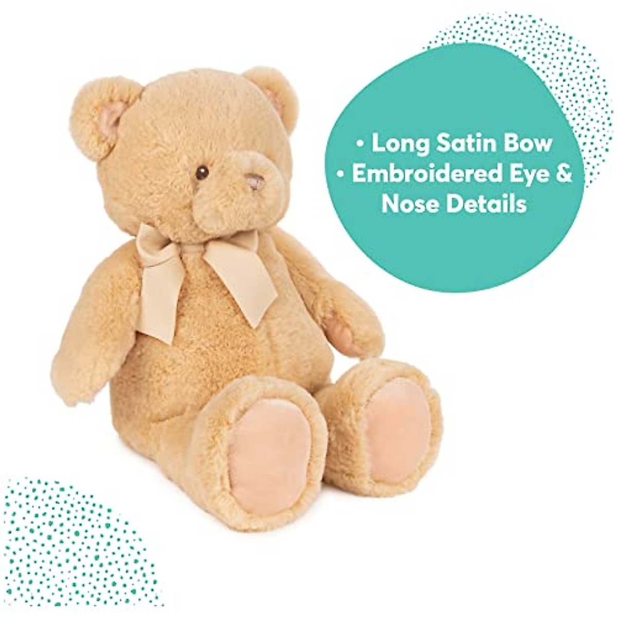 GUND Baby My First Friend Teddy Bear, Tan, Ultra Soft Animal Plush Toy for Babies and Newborns