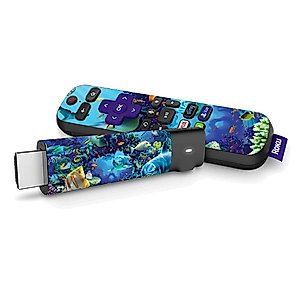 MightySkins Skin Compatible with Roku Streaming Stick + - Ocean Friends | Protective, Durable, and Unique Vinyl Decal wrap Cover | Easy to Apply, Remove, and Change Styles | Made in The USA