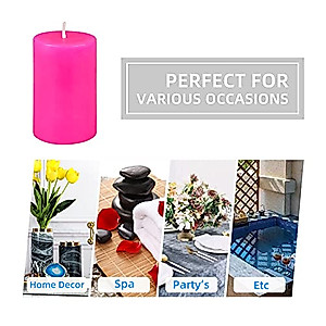2 x 3 Hot Pink Pillar Candle