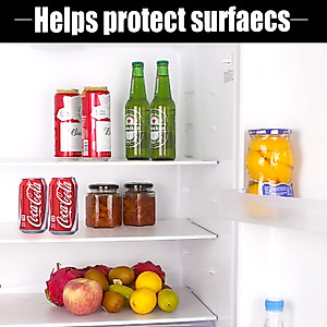 Aecoyke Shelf Liner, Cabinet Liner, Non Adhesive Kitchen Plastic Drawer Liner, Non Slip Shelf Liners for Kitchen Cabinets, Pantry, Shelves, Under Sink, Clear Refrigerator Liners (Clear, 12 x 240 inch)