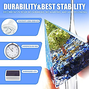 UV Resin - Upgraded 100g Crystal Clear Hard UV Glue for Jewelry Making, Pendant, DIY Crafts - Low Odor Solar Cure Ultraviolet Fast Cure Epoxy Resin Sunlight Activated Glue for Resin Mold, Casting