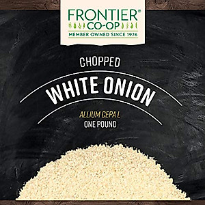 Frontier Co-op Onion, White Chopped, Kosher | 1 lb. Bulk Bag | Allium cepa