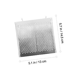 HANABASS Compartment Draining Square or Holder Stainless Dishwasher Compartments- Mesh Chopstick Hook Countertop Restaurant Fork Utensils for Rack- Steel Home Holderhanging with Organizer