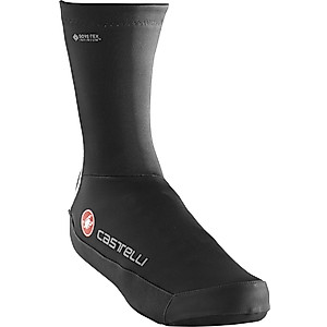 Castelli Instenso UL Shoecover I Windproof, Shoe Warmer Overshoes for Cycling, Mountain Biking - Light Black - Medium