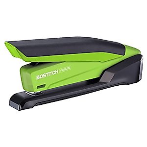 Bostitch InPower Spring-Powered Desktop Stapler, Green (1123)