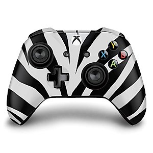 Head Case Designs Officially Licensed Grace Illustration with Zebra Art Mix Vinyl Sticker Gaming Skin Decal Cover Compatible With Xbox One S/X Controller