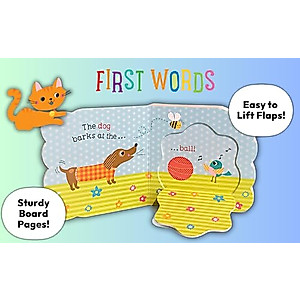 Babies Love First Words Chunky Lift-a-Flap Board Book (Babies Love)