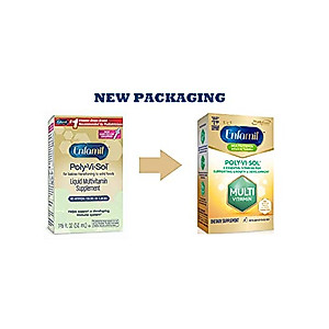 Enfamil Poly-Vi-Sol Multivitamin Supplement Drops for Infants and Toddlers, 1.67 fl oz (50 ml) Size: Pack of 1 Newborn, Kid, Child, Childern, Infant, Baby