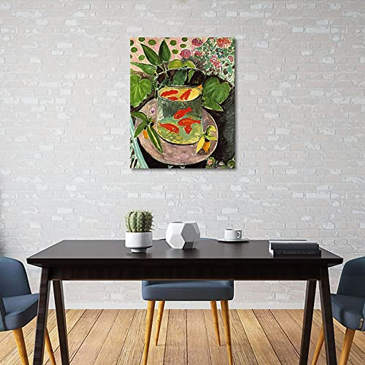 TISHIRON DIY Paint by Number Kit,Paint by Numbers for Adults,Goldfish Paint by Numbers Kits on Canvas Abstract Style Oil Painting by Numbers for Adults Beginner 16x20inch
