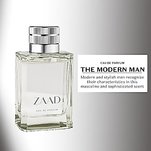 O BOTICARIO Zaad Eau de Parfum, Long Lasting Premium Cologne for Men, Fresh & Woody Men's Fragrance, 3.2 Ounce