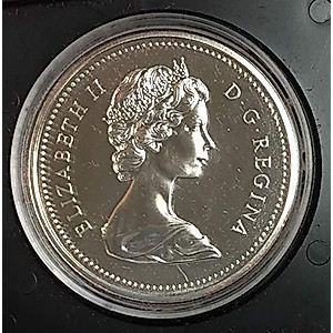 1975 CA Canada Calgary Silver Dollar in Original Box $1 Specimen