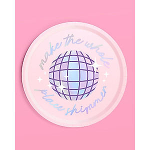 xo, Fetti Eras Party Paper Plates | 24pcs. 9" | Concert Party Tableware, Bachelorette Decorations, Birthday Dishware, Bridesmaid Supplies