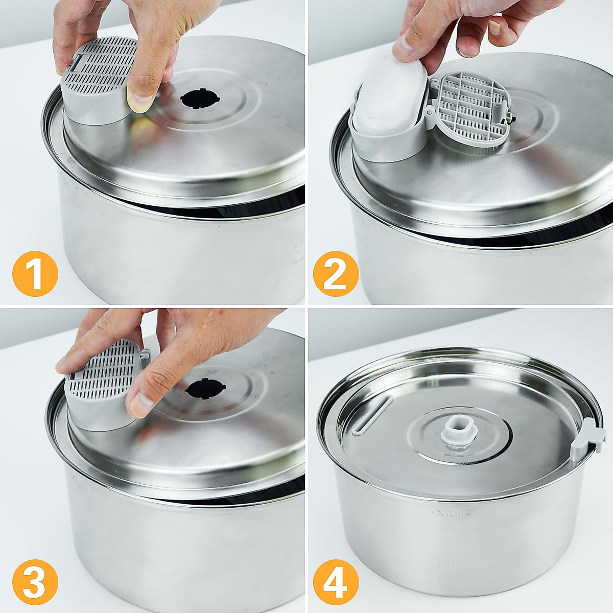 BENCMATE Cat Water Fountain Accessories - Filters 4 pcs