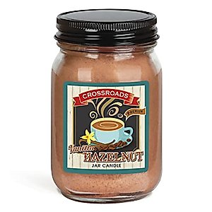 Crossroads Vanilla Hazelnut, 12 Ounce, Pint Candle Jar