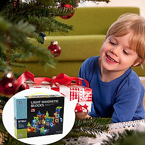 Hitish Magnetic Marble Run Set, 75 Pcs Magnetic Tiles 3D Building Blocks STEM Learning Toys, Magnetic Race Track Play Set Magnet Construction Toys for Boys Girls Ages 3+