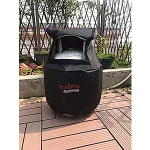 BroilPro Accessories Propane Tank Cover Fits 20-Pound Steel Propane Cylinder