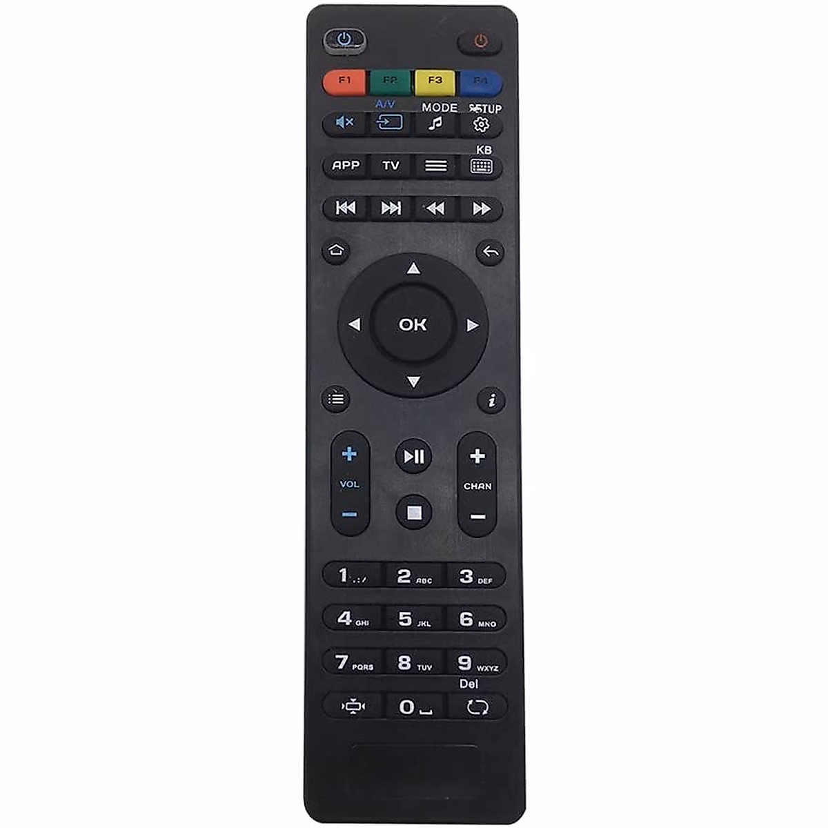 Replacement IPTV Remote Control MAG255 for MAG Box Remote Control IPTV Set-Top Box OTT TV Box MAG250 MAG254 MAG255 MAG256 MAG257 MAG260 MAG275 MAG322 MAG349 -The Instructions are on The Back