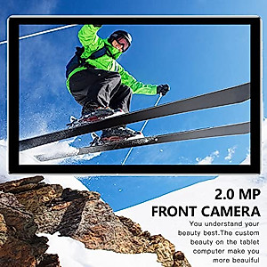 10.1 Inch 2G+32G Android 5.1 System Call Game Wifi Bluetooth 2.0mp+5.0mp Dual Camera Hd Display, Dual Card Smart Tablet 4000mah Large Capacity Battery (Black)