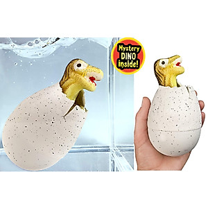 JA-RU Giant Dinosaur Egg (1 XXL Egg & 1 Original) Magic Hatching & Growing in Water Toys for Kids. Bulk Jurassic Dinosaur Party Favors, Easter Basket & Goody Bag Fillers. 1747-1745