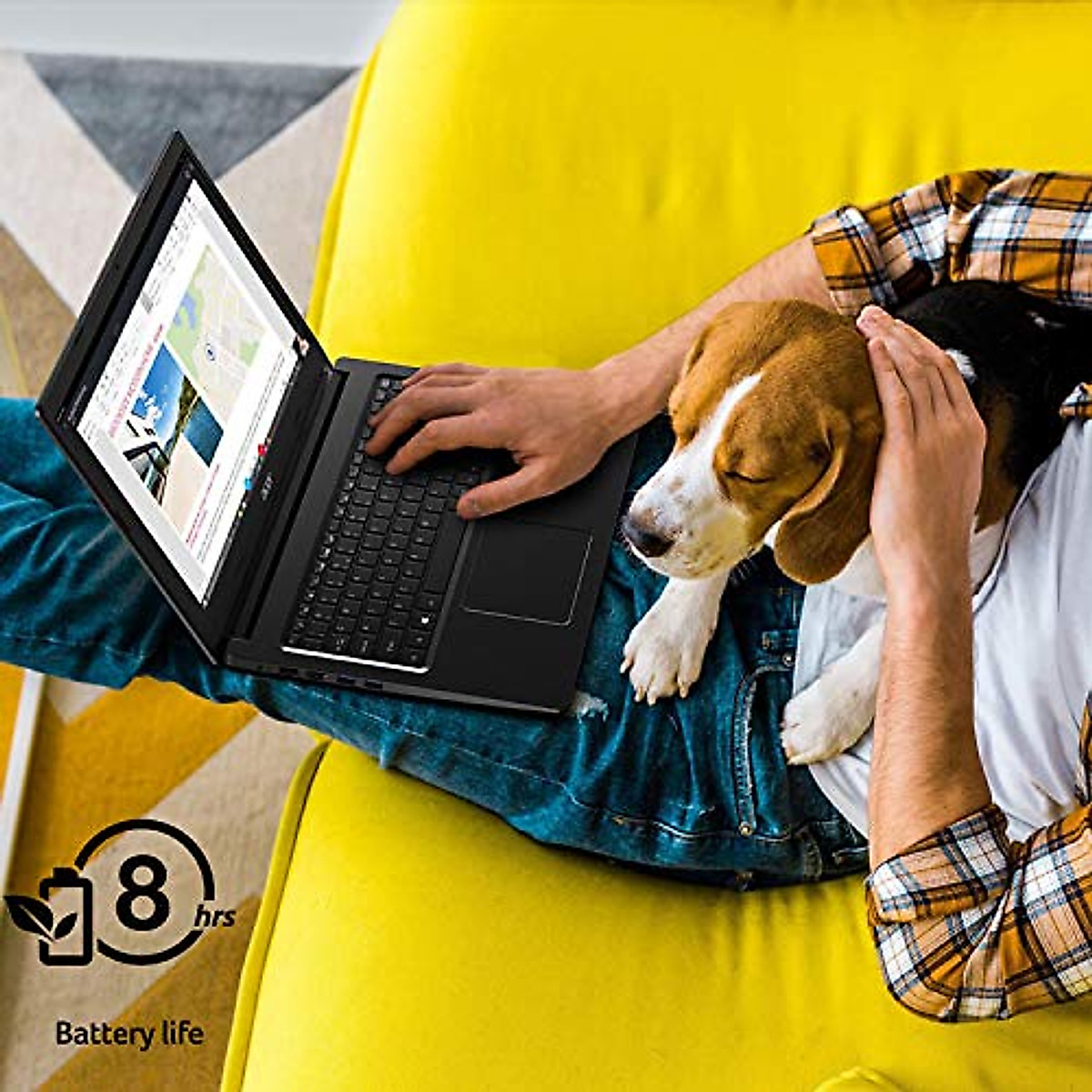 Acer Aspire 5 A515-55T-53AP, 15.6" HD Touch Display, 10th Gen Intel Core i5-1035G1, 8GB DDR4, 256GB NVMe SSD, WiFi 6, HD Webcam, Backlit Keyboard, Windows 10 Home