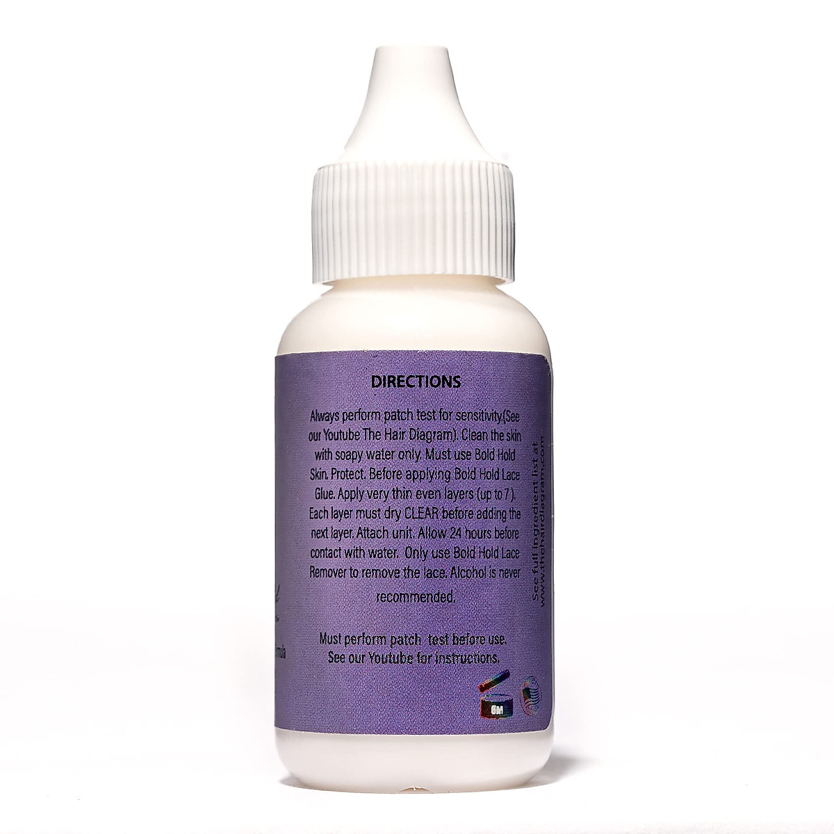 The Hair Diagram - Bold Hold - Active Burst - Alonzo Arnold Edition - Strong Hold Glue for Wigs and Hair Systems - Lemon Scent - Non Toxic - No Latex - 1.3oz