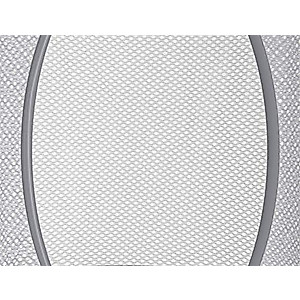 Libeder Mesh Hanging Storage Space Saver Bags Organizer,Foldable Storage Organizer 4 Compartments Toy Storage Basket for Kids Room Bathroom 2 Sets Grey