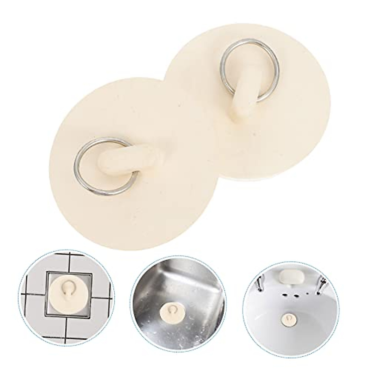 12 Pcs Rubber Sink Stopper Tub Drain Parts Bath Plugs Tub Stopper Sink Plug Bathtub Plugs Sink Water Stopper Kitchen Sink Stopper Bath Stopper Drain Stopper