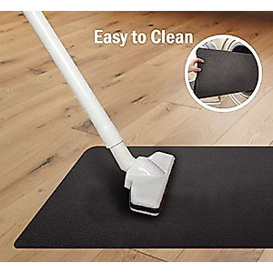 Dinosaur Hard Floors Chair Mat, 1/6" Thick 36"X 48" Wood/Tile Protection Mat for Office & Home, Multi-Purpose Anti-Slip Desk Chair Mat(36"X 48",Dark Gray)