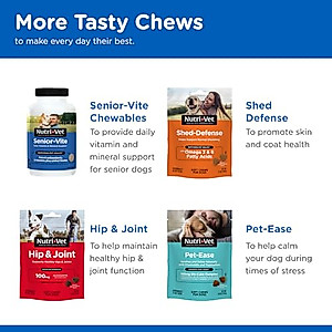 Nutri-Vet Multi-Vite Chewables for Dogs | Daily Vitamin and Mineral Support to Help Maintain Peak Condition | 60 Count