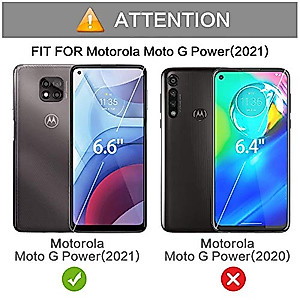 BENTOBEN Compatible with Moto G Power 2021 Case, Slim Fit Glow in The Dark Soft Flexible Bumper Protective Anti Scratch Non-Slip Cute Cover for Motorola Moto G Power (2021) 6.6 Inch, Purple Nebula