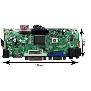 VSDISPLAY HD-MI DVI VGA Audio LCD Controller Board M.NT68676.3 Work for 27 Inch 1920x1080 TPM270WF1-MWN1 TPM270WF1 MWN1 TPM270WF1 MW N1 LVDS Interface LCD Screen