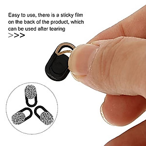 OSALADI Computer Camera Computer Camera Computer Stickers 3pcs Webcam Cover Slide Laptop Camera Cover Slide Blocker for Computer Tablets Black Slides Computer Stickers Computer Stickers