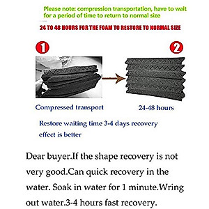 FOUCARSI 24 Pack Acoustic Foam Panels,Studio Soundproofing Foam, 1" X 12" X 12", Studio Foam Wedges,Sound Proof Padding (Black+Grey)