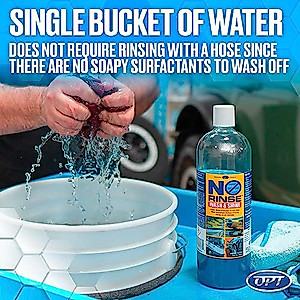 Optimum No Rinse Wash and Shine - ONR Car Wash, New Formula Version 5, Safe on Paint, Coatings, Wraps, and Interior, Rinseless Wash provides a Car Wash Soap Alternative (32 oz)