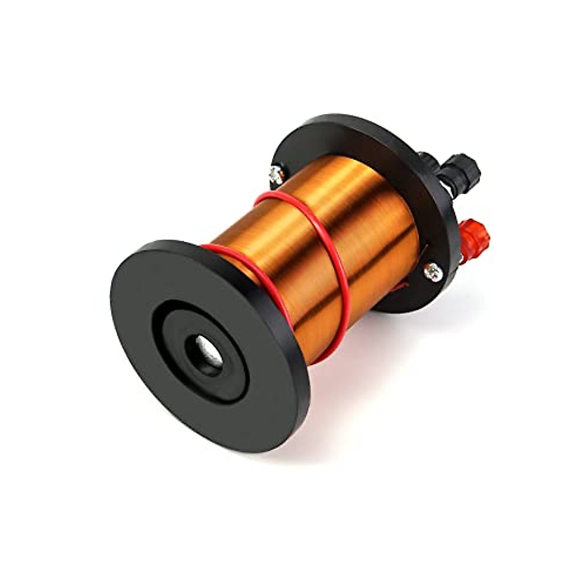 QWORK Demonstration Induction Coil with Primary Coil, Secondary Coil and Soft Iron Core Cylindrical Magnet for Physics Teaching, 2 Set