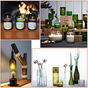 FIXM Glass Bottle Cutter, Upgraded Double Dam Boards Bottle Cutting Tool Kit, Complete Set of Bottle Cutter & Glass Cutter for Square and Round Bottle