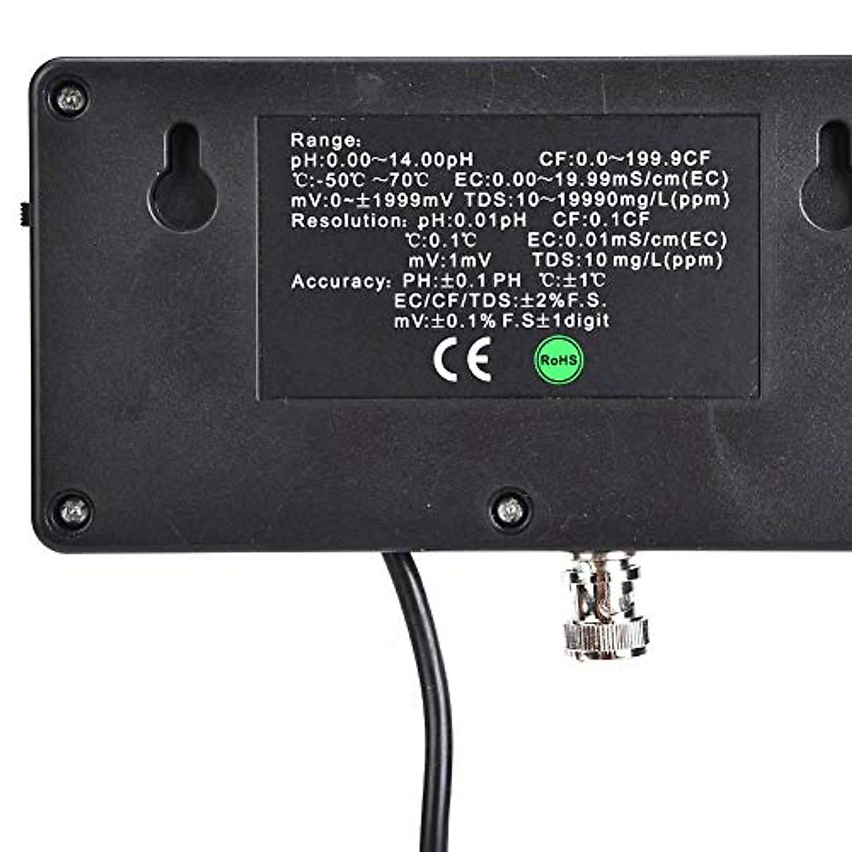 ciciglow Water Quality Monitor Tester, 5-in-1 EC CF Temperature Meter Tester with Backlight Display for Aquarium/Pool/Fish/Water Laboratory(110V US)