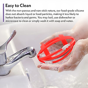 elbebe Silicone Football Baby Teether Toy - Teething Toys for Babies 0-6 months, BPA-free Baby Teething Toys, Chewable Baby Teethers 0-6 months, Baby Chew Toys for Teething Baby Relief -Coral Red