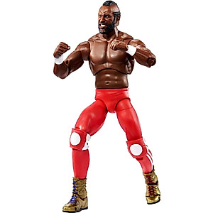 Mattel WWE Ultimate Edition Action Figure & Accessories Set, Mr. T 6-inch Collectible with 30 Articulation Points, Swappable Pieces & Entrance Gear